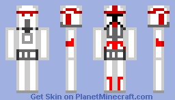 Clone Trooper (Red) Minecraft Skin