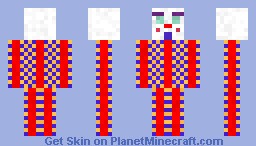 Clown Face Minecraft Skin