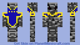 BedRock knight Minecraft Skin
