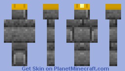 Cobblestone miner (90gQ texturepack) Minecraft Skin