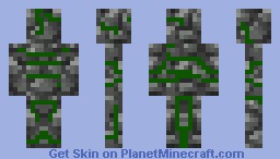 Cobblestone monster Minecraft Skin