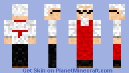 Colonel Sander KFC Minecraft Skin