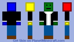 Color block Minecraft Skin