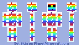 Colored Glass Slime Minecraft Skin