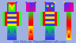 Colorful Skin Minecraft Skin