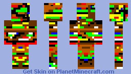 More colors Minecraft Skin