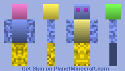Colour Man Minecraft Skin