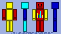 Colour Man Minecraft Skin