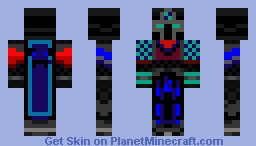 Colourful Warrior Minecraft Skin