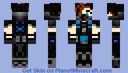 Combat goth Minecraft Skin
