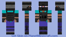 Combat Steve Minecraft Skin