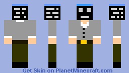 Command Prompt With a Suit Minecraft Skin