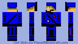 The Commander Series Voltage Minecraft Skin