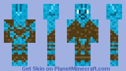 MerMan Guardian Minecraft Skin