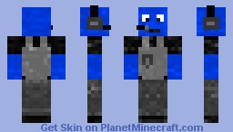 Cookie monster Minecraft Skin