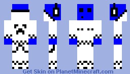 Cool Blue Slime Minecraft Skin