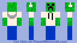 Cool Creeper Minecraft Skin
