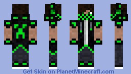 Cool Green Clothes Minecraft Skin