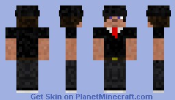 Cool Guy In A Bowler Hat Minecraft Skin