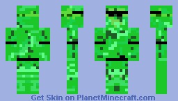 Cool ninja Swamp Monster Minecraft Skin