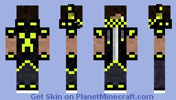 Cool Yellow Clothes Minecraft Skin