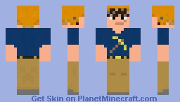 Peter The Goldminer Minecraft Skin