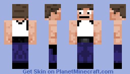 Cool muscular guy Minecraft Skin