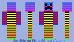 Cool Creeper Minecraft Skin