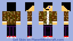 Camo jacket Minecraft Skin