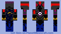 Corrupted Warrior Minecraft Skin