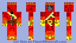Fire King Minecraft Skin