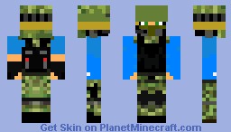 Counter Strike Counter Terrorist Minecraft Skin