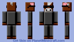 Cow [Agent] [] Blocky 3D Minecraft Skin