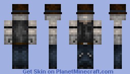 Ghost Cowboy of the Wild West Minecraft Skin