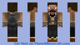 CowBoy Steve (with mustache) Minecraft Skin
