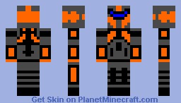 Crackdown2 orange agent Minecraft Skin