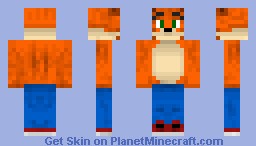 Crash Bandicoot Minecraft Skin