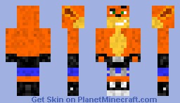 Crash Bandiicoot Minecraft Skin