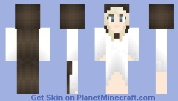Girl in White Dress (Cream Mage) Minecraft Skin