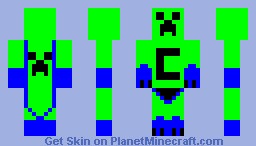 Creeper Man Minecraft Skin