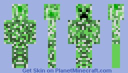 Creeper Skin. Minecraft Skin