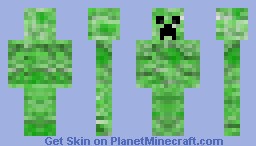 My version of a creeper Minecraft Skin
