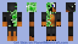 Creeper Dog Minecraft Skin