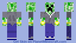 Punk Creeper Minecraft Skin