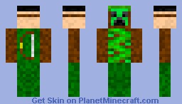 Creeper Hunter Minecraft Skin