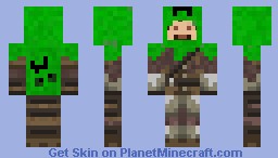 The Creeper Hunter Minecraft Skin