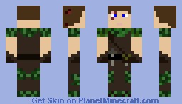 Creeper Hunter Minecraft Skin