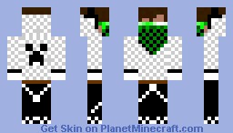 Creeper Hunter with visor Minecraft Skin