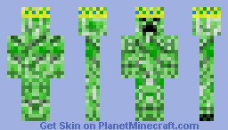 Creeper King Minecraft Skin