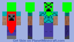 Creeper Man Minecraft Skin